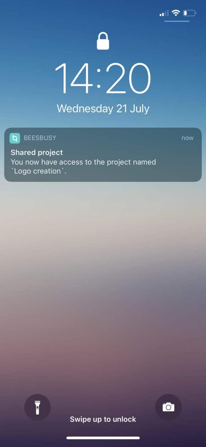 Receive the Buzz on smartphone -Beesbusy