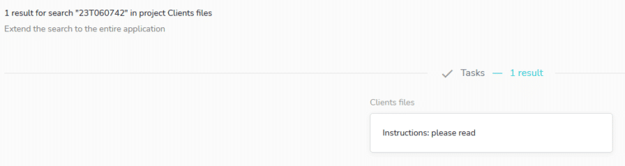 Unique task and project numbers -Beesbusy