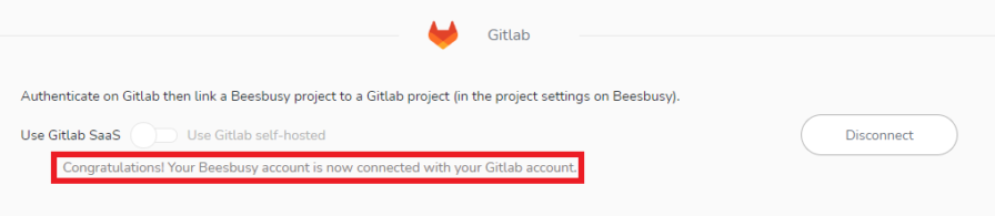 The Gitlab connector -Beesbusy